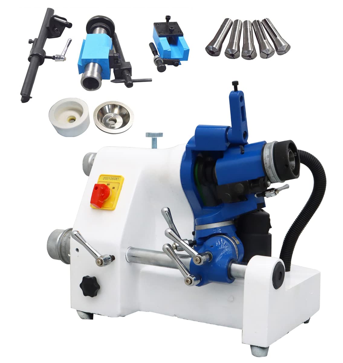 PreAsion End Mill Grinder Drill Bit Lathe Tool Sharpener Knife R8 ...
