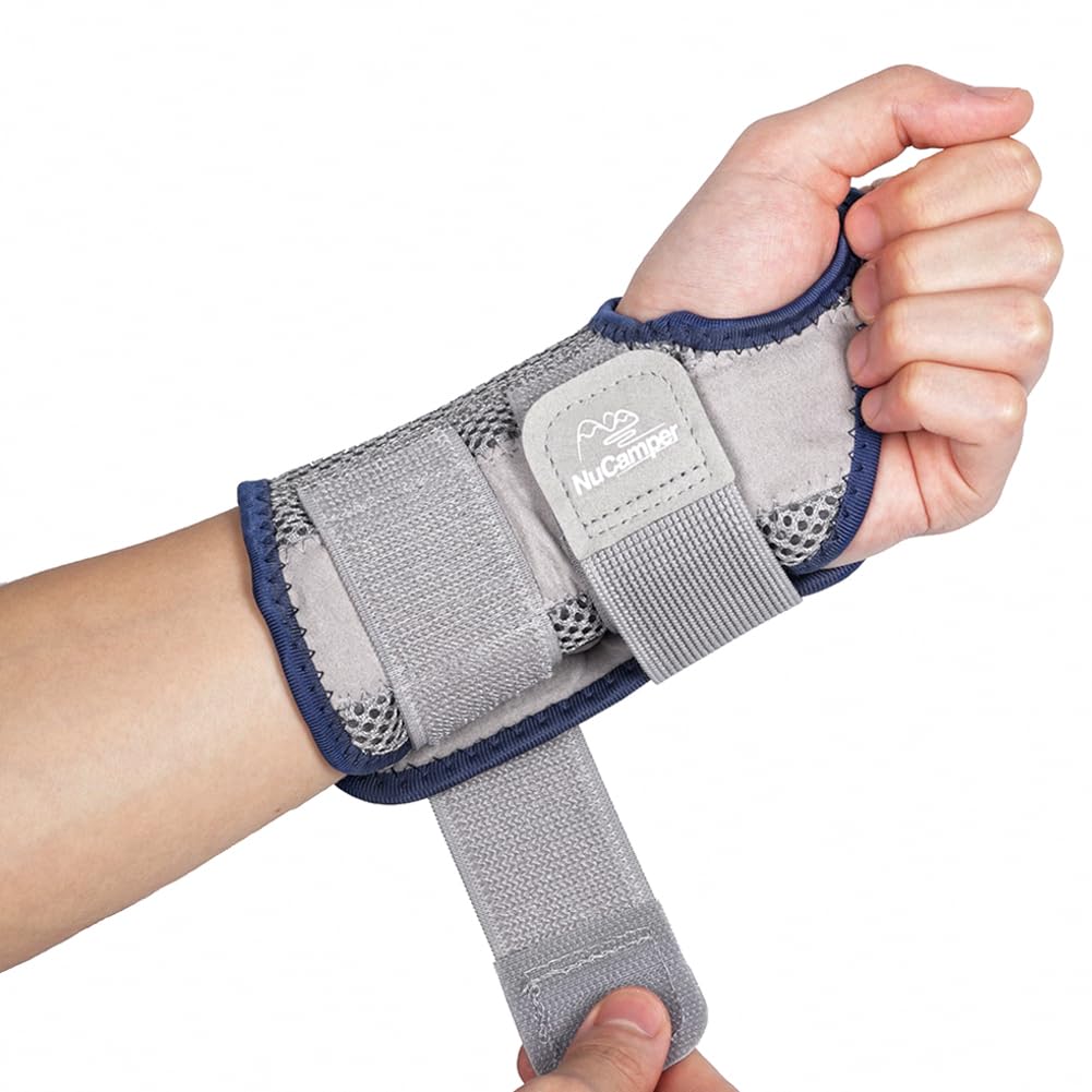 NuCamper Wrist Brace Carpal Tunnel Left Hand for Men Women,Wrist ...