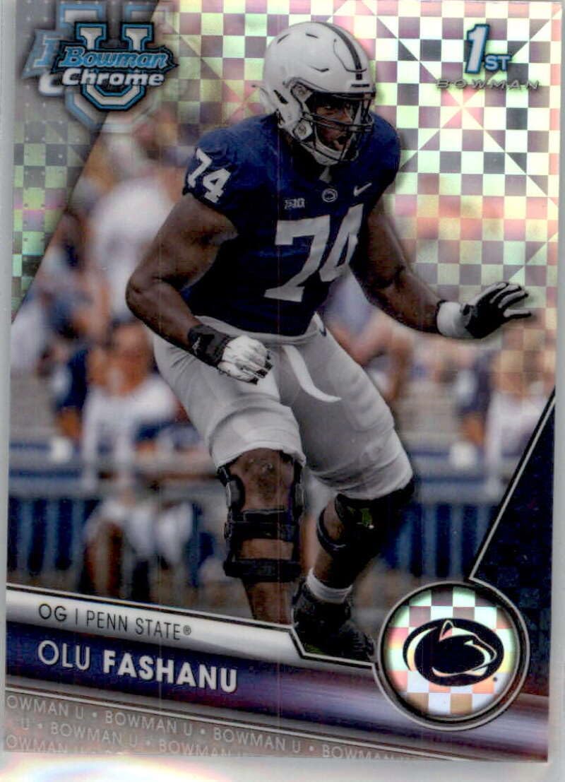 Amazon.com: 2023 Bowman University Chrome Refractor X-Fractor #122 Olu ...