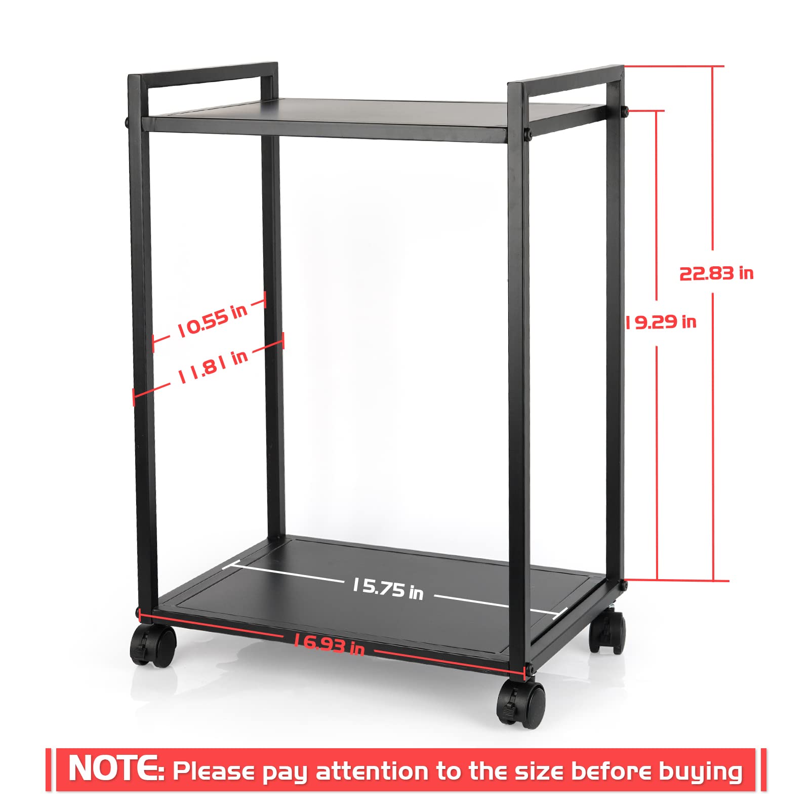 Buy Liitrton Computer Tower Stand, 2-Tier CPU Stand PC Stand with ...