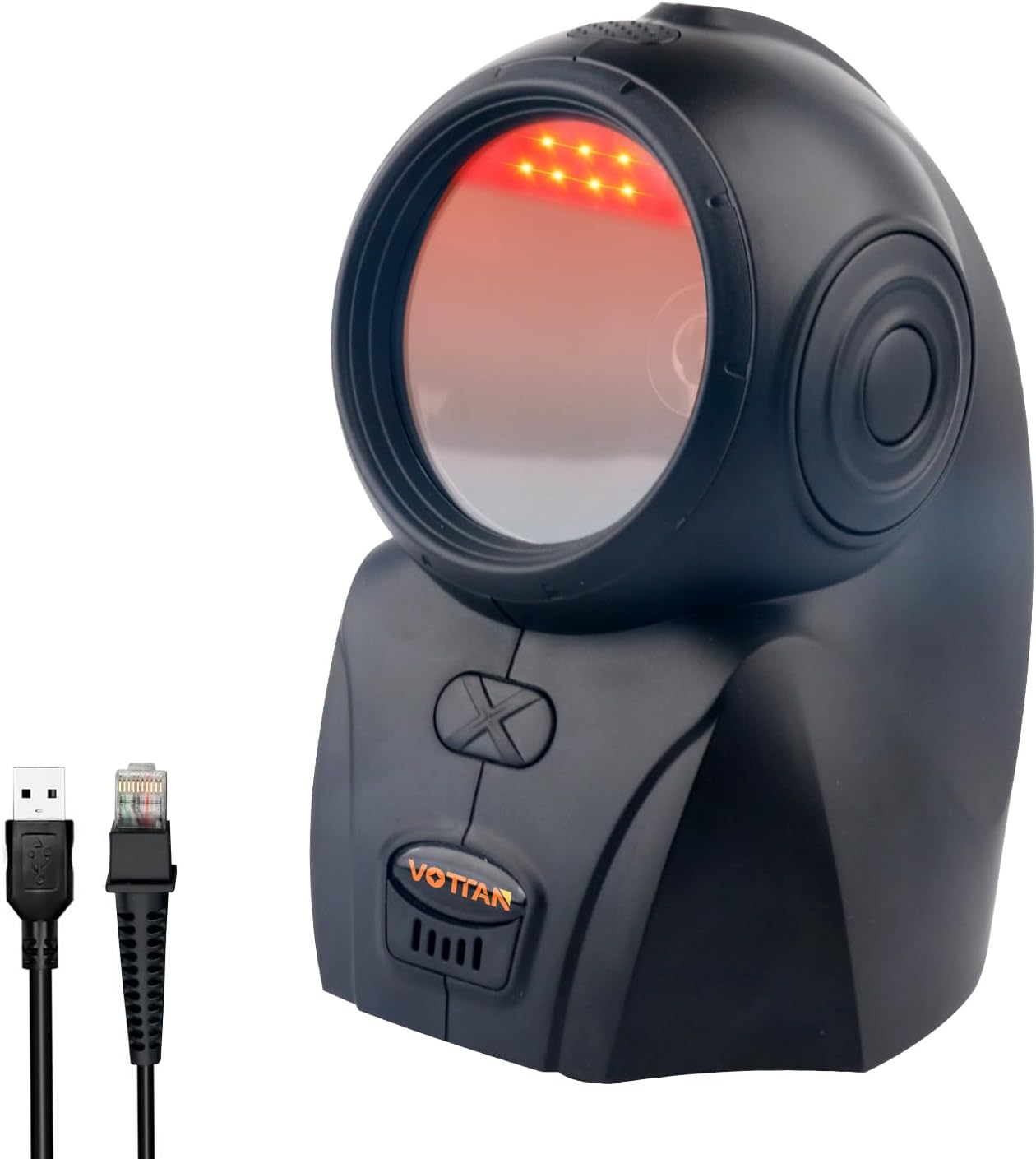 Amazon.com: VOTTAN Escáner de código de barras omnidireccional automático, escáner de código QR ...