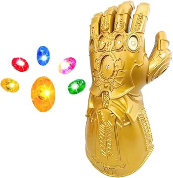 Amazon.com: NDJLNZ Infinity Gauntlet with Removable Gems Infinity ...