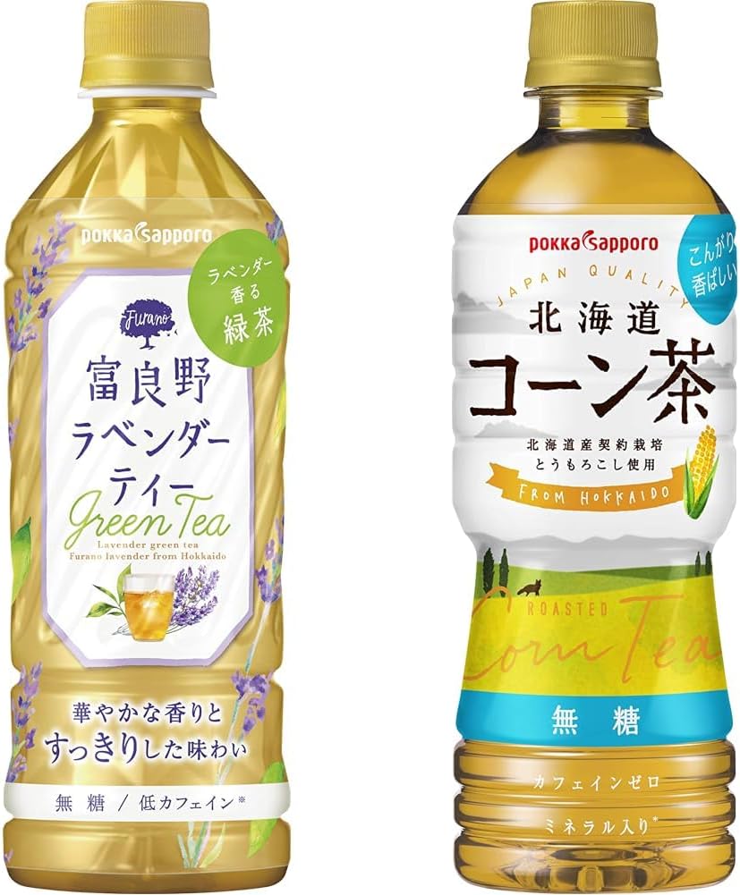 Amazon | 【セット買い】TOCHIとCRAFT ポッカサッポロ 富良野ラベンダーティー 500ml ×24本 + TOCHIとCRAFT ポッカサッポロ 北海道コーン茶 525ml × ...