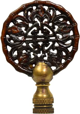 5 Bats Brown Jade Lamp Finial - Amazon.com