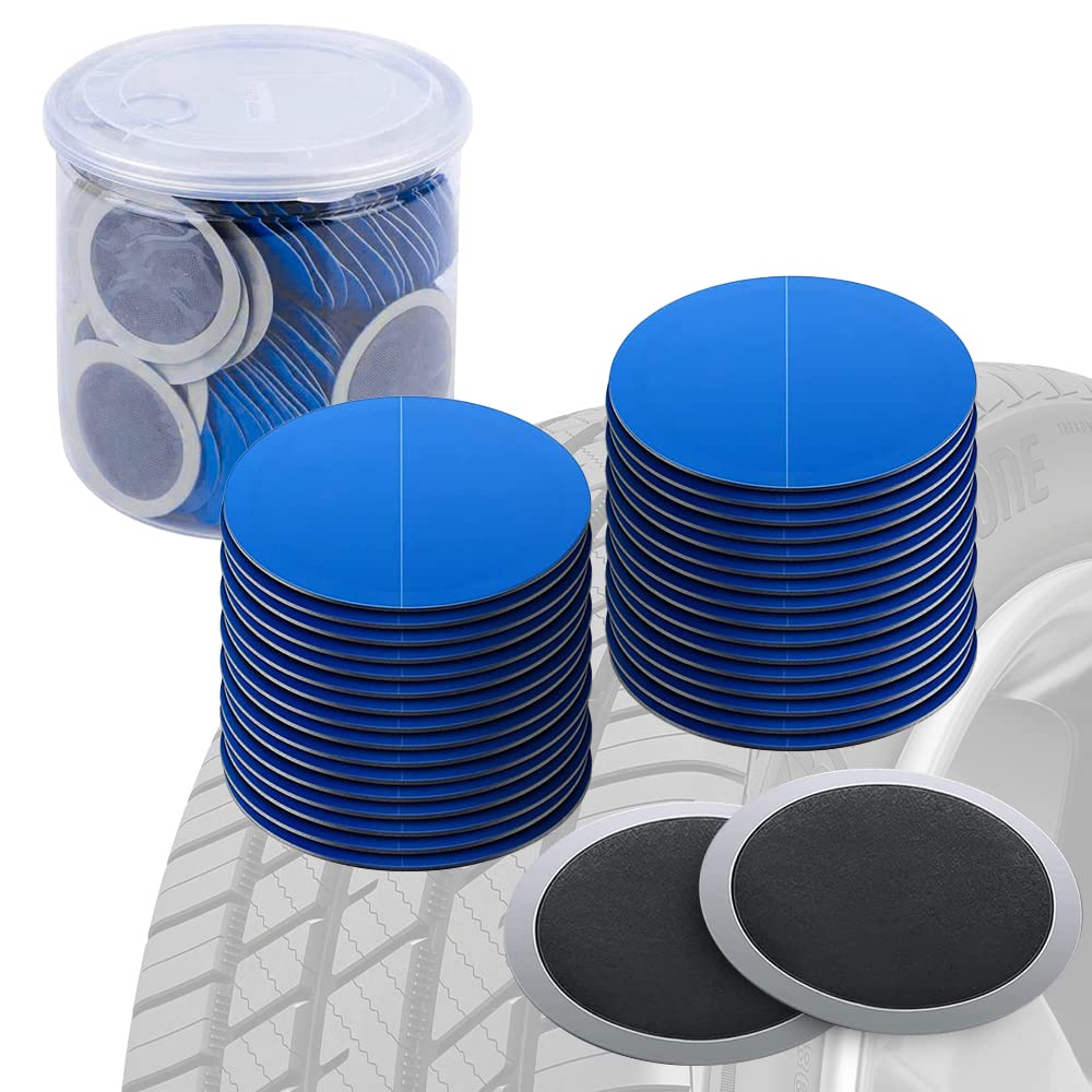 Amazon.com: Watris Veiyi 80PCS 58mm Tire Repair Patch, Tire Patch Kit ...