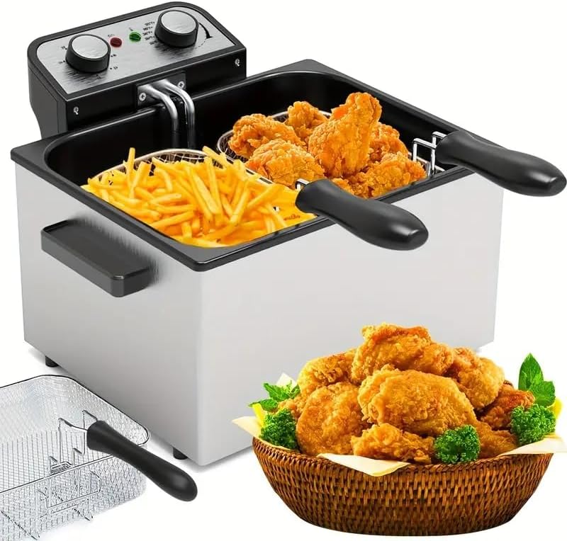 Amazon.com: Presto 05466 Stainless Steel Dual Basket Pro Fry Immersion ...