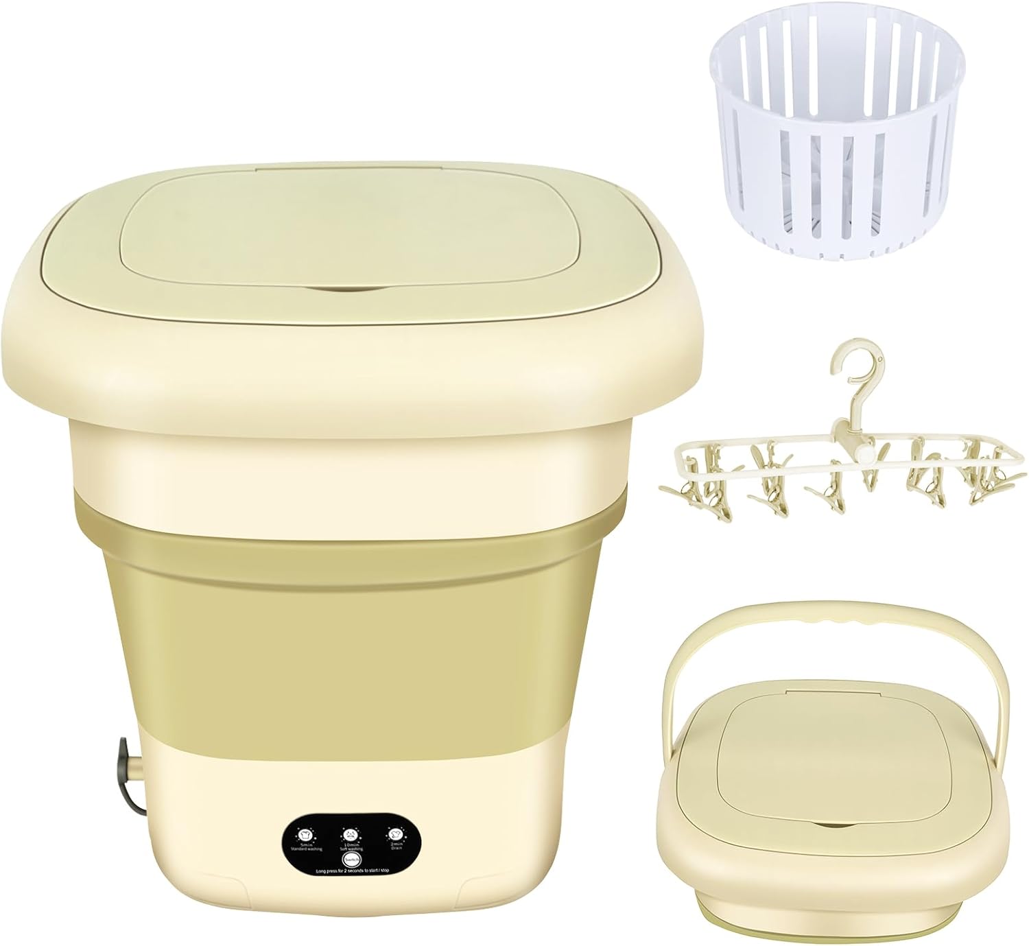 Amazon.com: Portable Washing Machine, Mini Washer,9L Upgraded Large ...