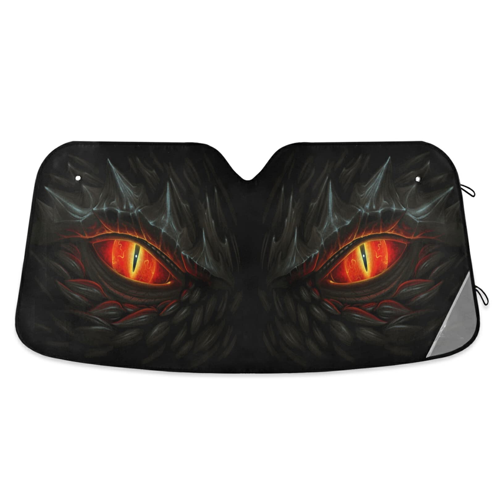Amazon.com: Black Dragon Eye Car Sun Visor, Car Front Windshield ...