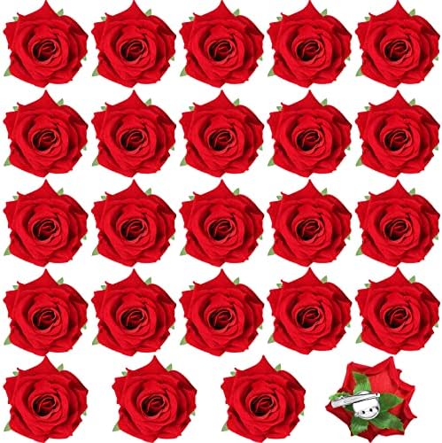 Amazon.com : Dizila 12 Pack Flamenco Dancer Mexican Red Rose Flower ...