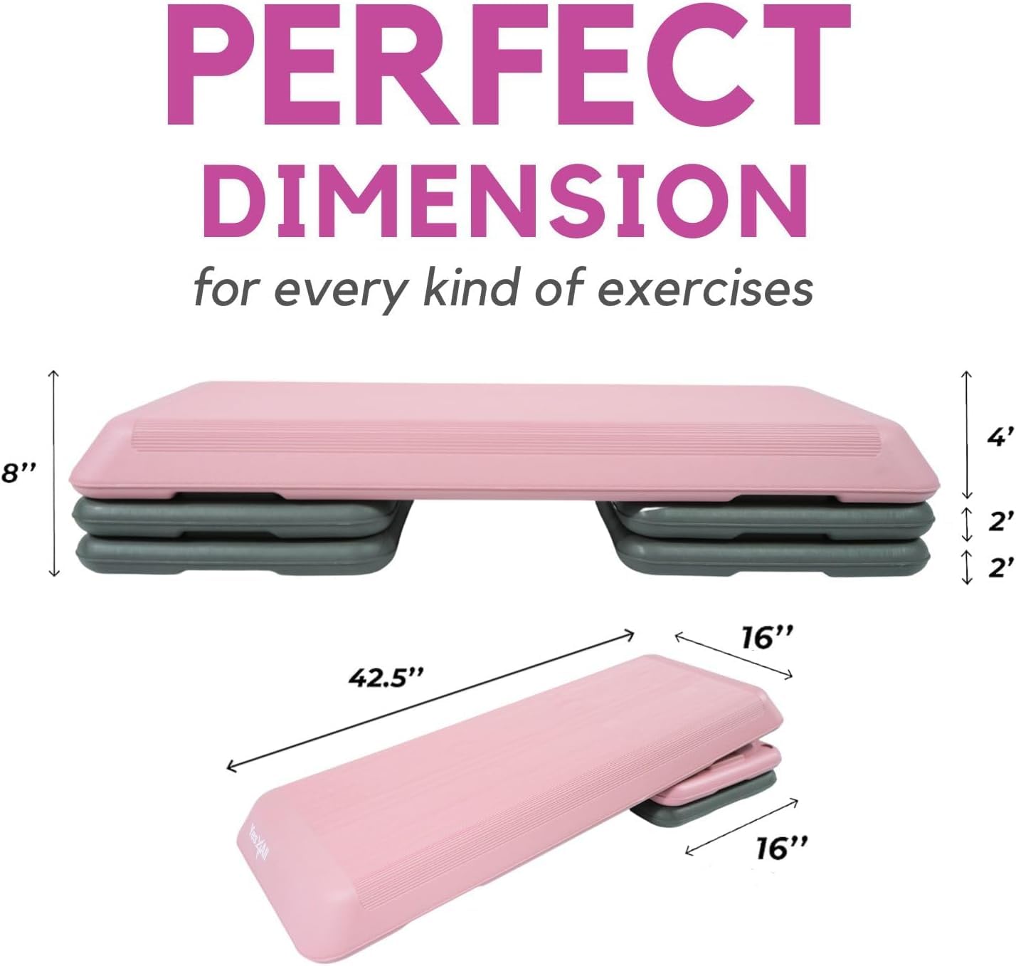 Snapklik.com : Yes4All Adjustable Workout Aerobic Exercise Step ...