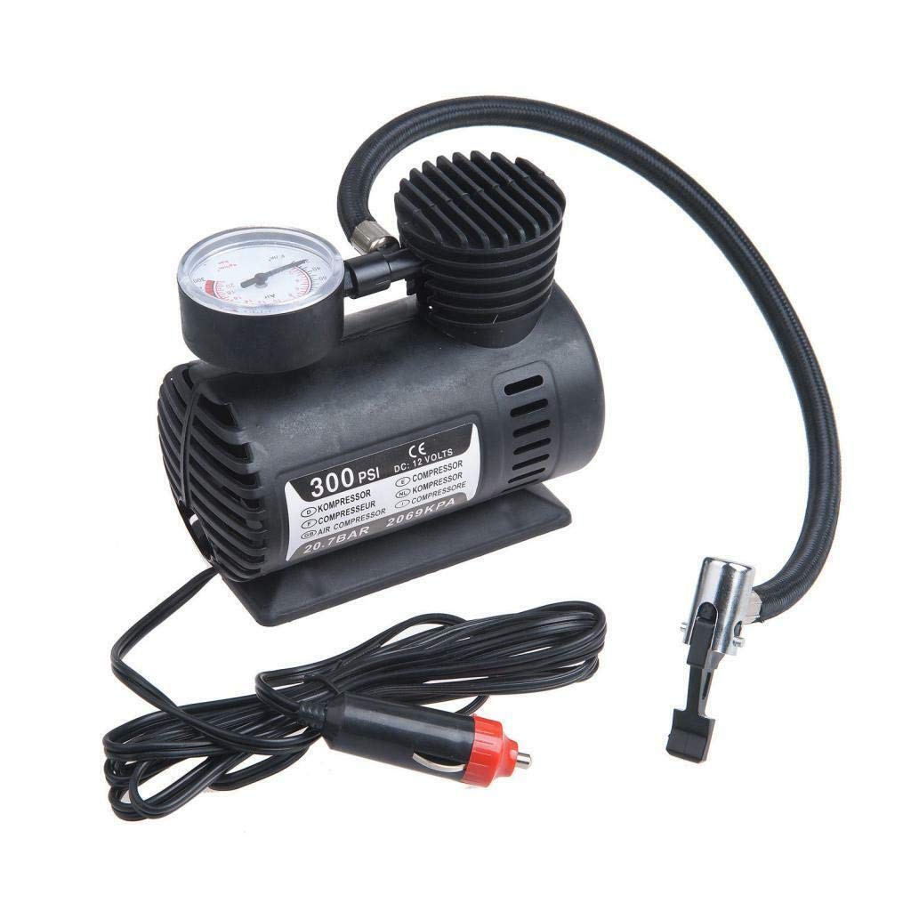 3NH® 12V CAR Electric Mini Compact Compressor Pump TYRE AIR INFLATOR ...