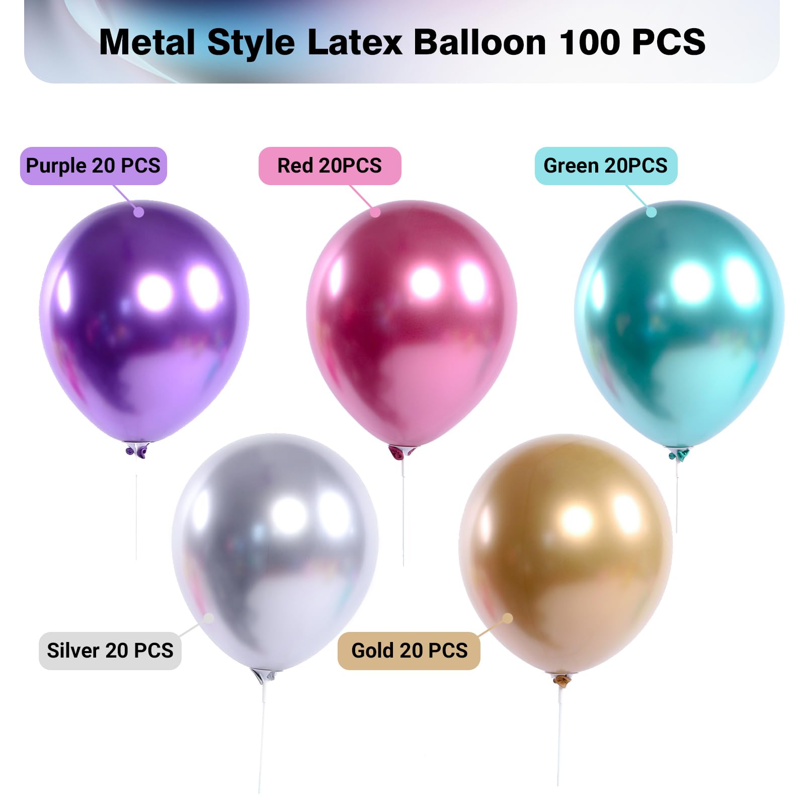 Colorful Balloons Shiny Shiney Baby Shower 18" Orb Balloons Etsy