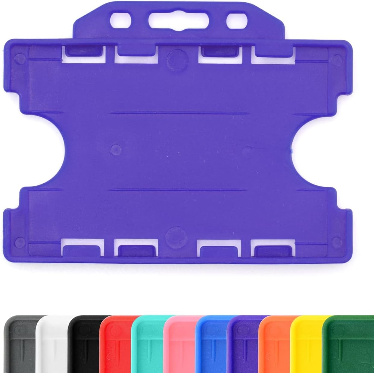 CKB LTD 10x Twin Double Sided Rigid Slide in Open Faced ID Card Badge ...