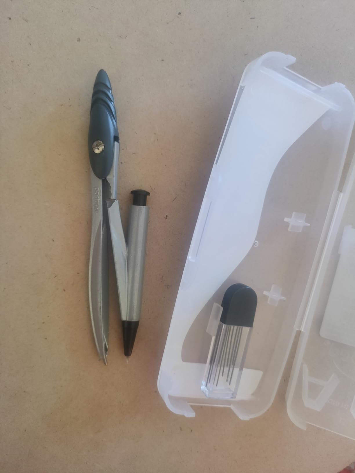 Maped Study Mechanical Pencil Compass (0.5 Mm)|Graphite | Rounder ...