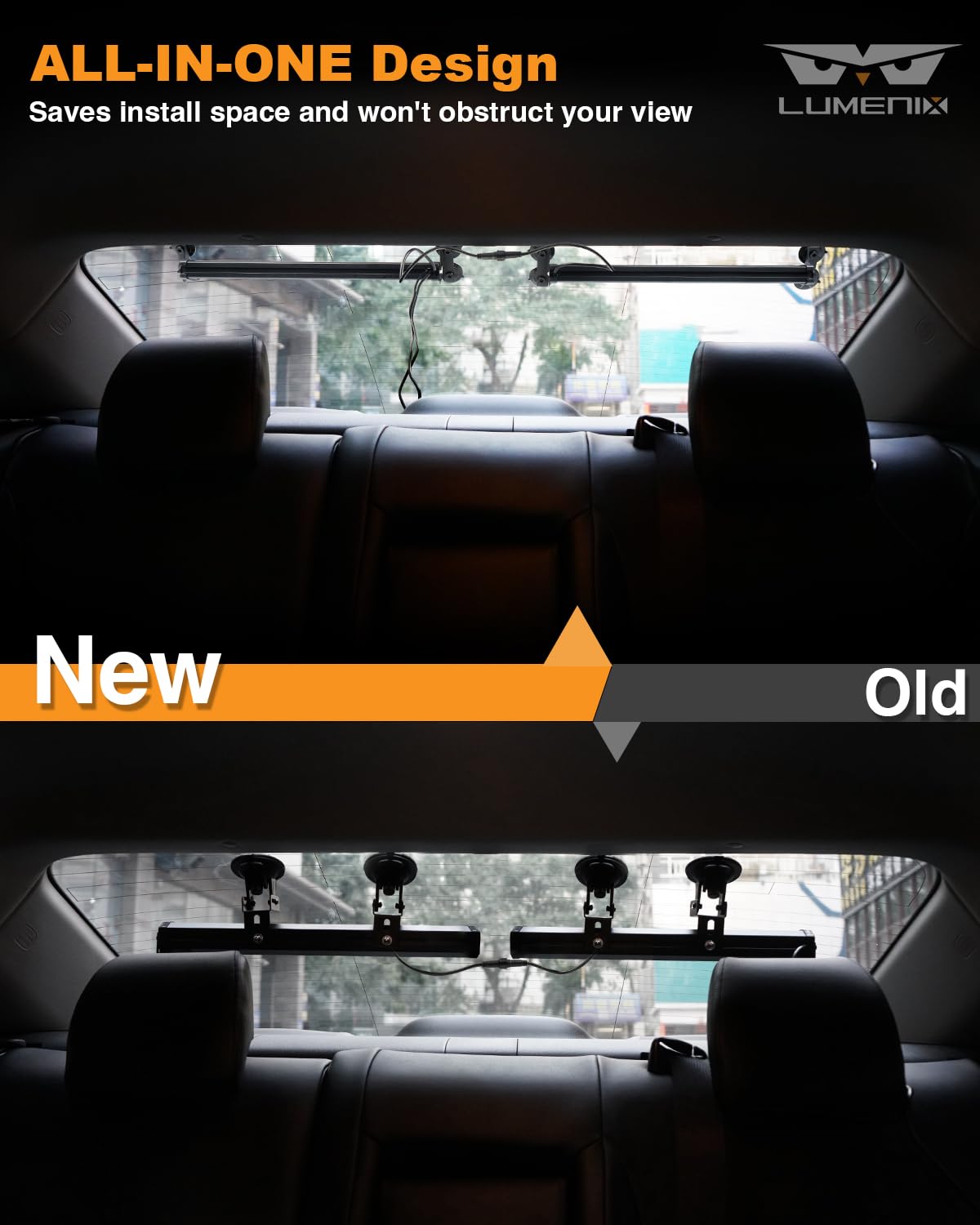 Snapklik.com : LUMENIX LED Traffic Advisor Strobe Light Bar w ...