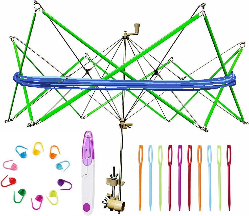LAMXD Yarn Ball Winder and Yarn Umbrella Swift : Amazon.co.uk: Home ...