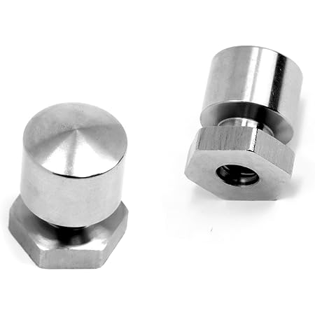 Amazon.com: LFPartS 2 PCS Super Solo Seat Vintage Stainless Steel Nuts ...