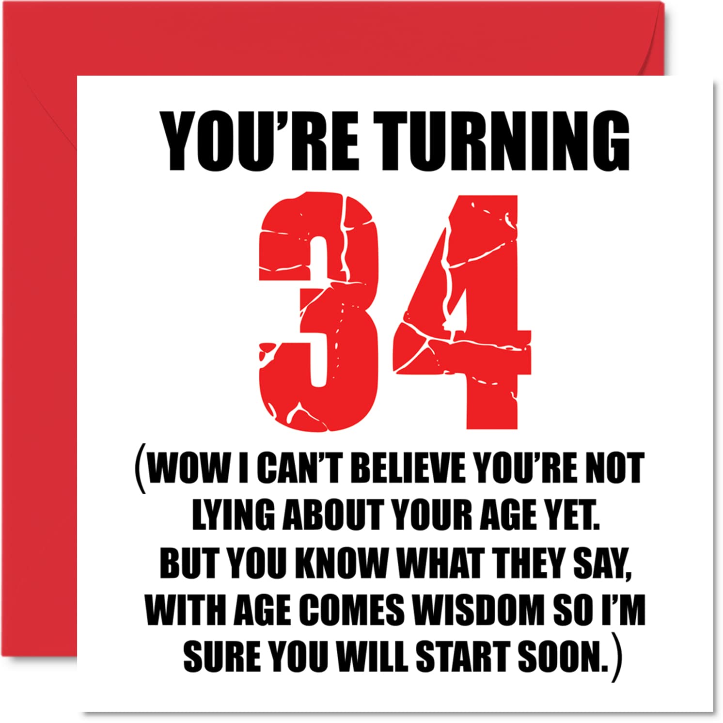 Funny 34 Birthday Quotes Funny 34th Birthday Cards & Templates