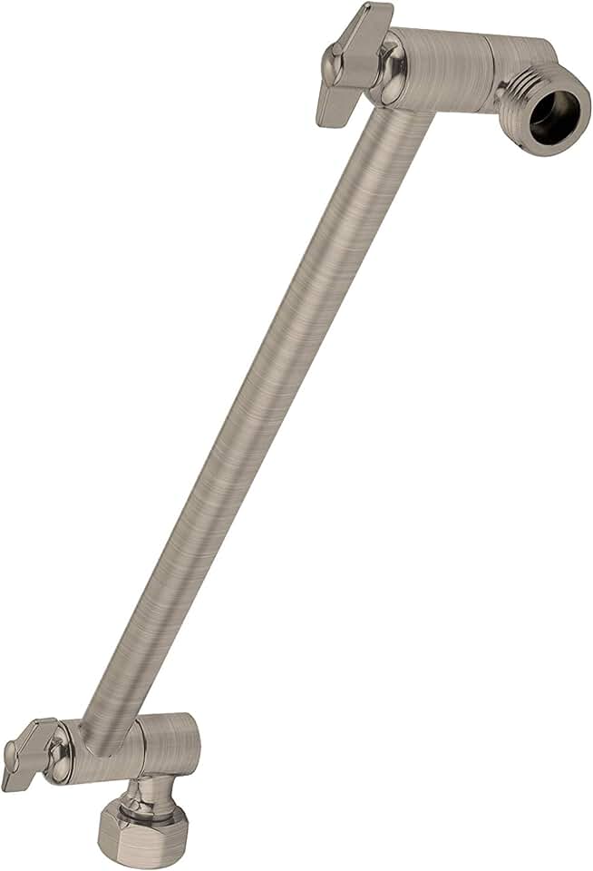 Amazon.com: shower arm extension brushed nickel