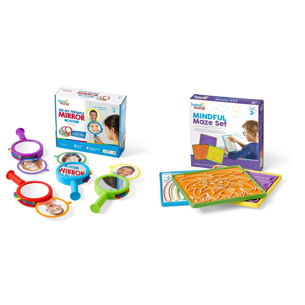 Snapklik.com : Hand2mind See My Feelings Mirror, Social Emotional ...