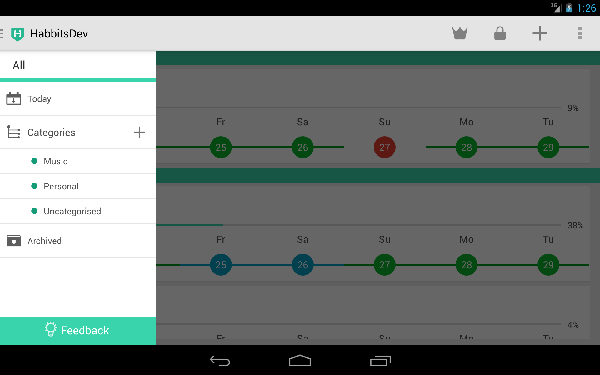 Habbits - Habits Tracker - App on the Amazon Appstore