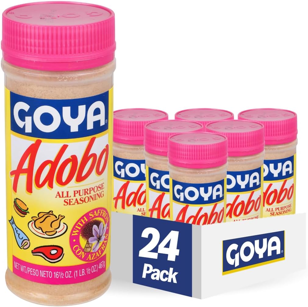 Amazon.com : Goya Foods Adobo All Purpose Seasoning with Saffron, 16.5 ...