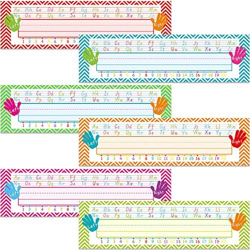 Amazon.com: 48 Pieces Bright Name Plates Traditional Manuscript Name ...