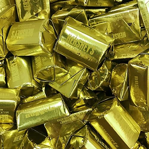 Amazon.com : Hershey's Gold Nuggets Extra Creamy Milk Chocolate Covered ...