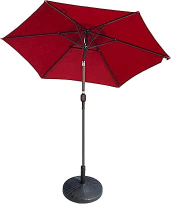 Amazon.com : Sundale Outdoor Outdoor Umbrella with Base Included, Patio ...