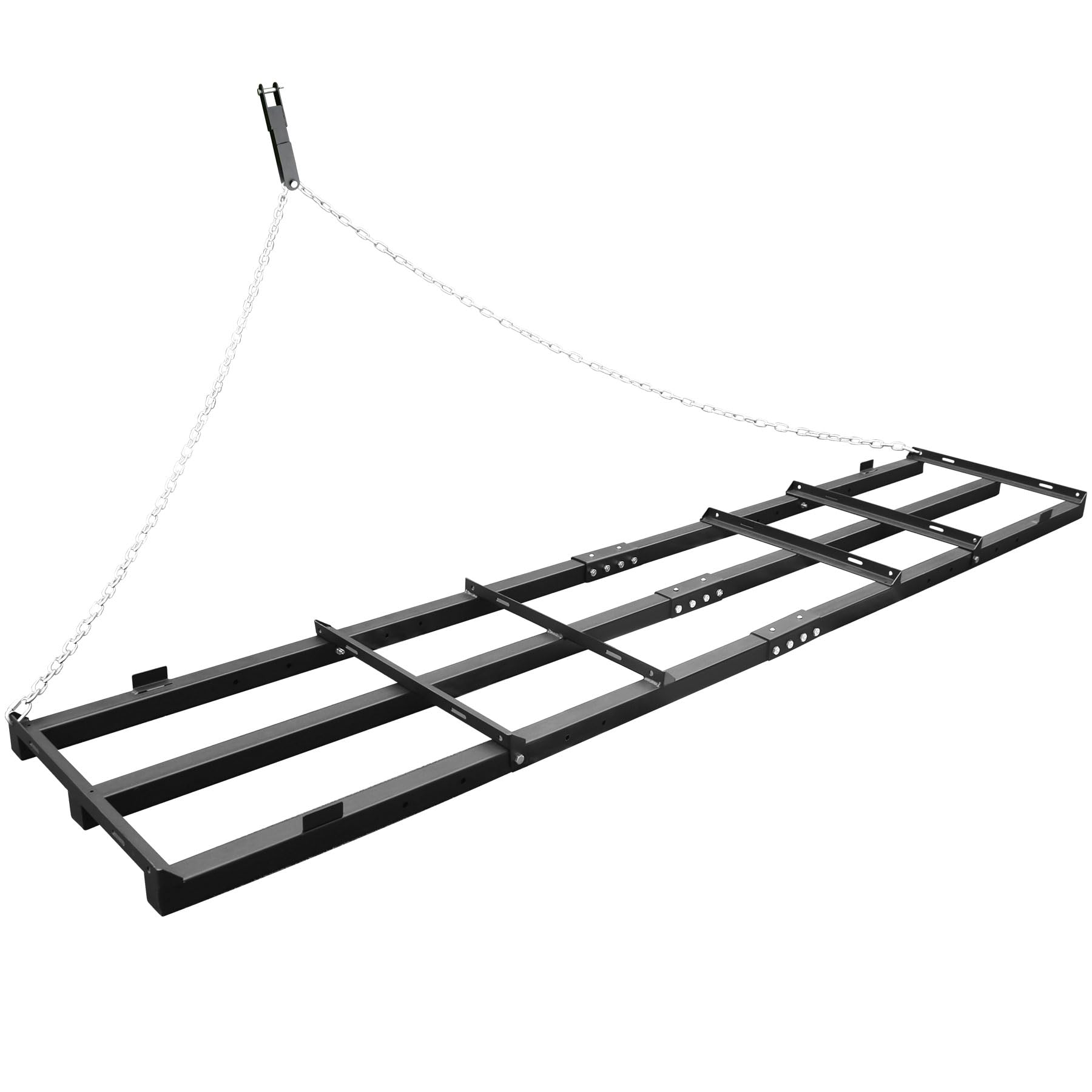 Snapklik.com : POPMOON 8 FT Drag Harrow - Heavy Duty Lawn Leveling Rake