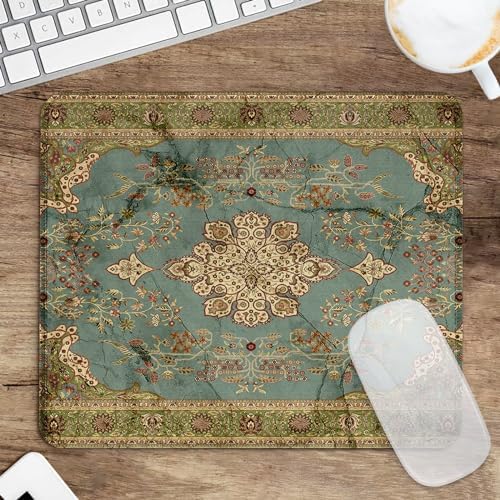 Amazon.com: Seorsok Square Aesthetic Boho Vintage Mouse Pad,Office Home ...
