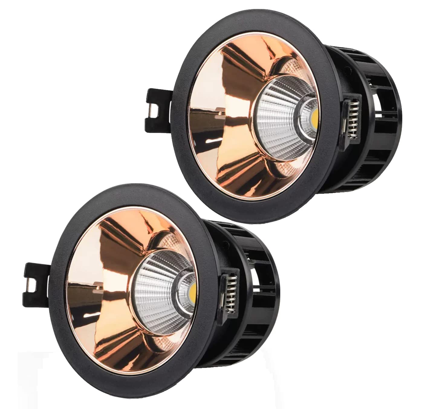 CITRA Led COB Trimless Round Black Gold Downlight Ceiling Light for ...