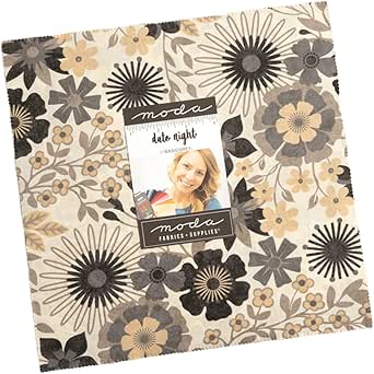 Amazon.com: BasicGrey Date Night Layer Cake 42 10-inch Squares Moda ...