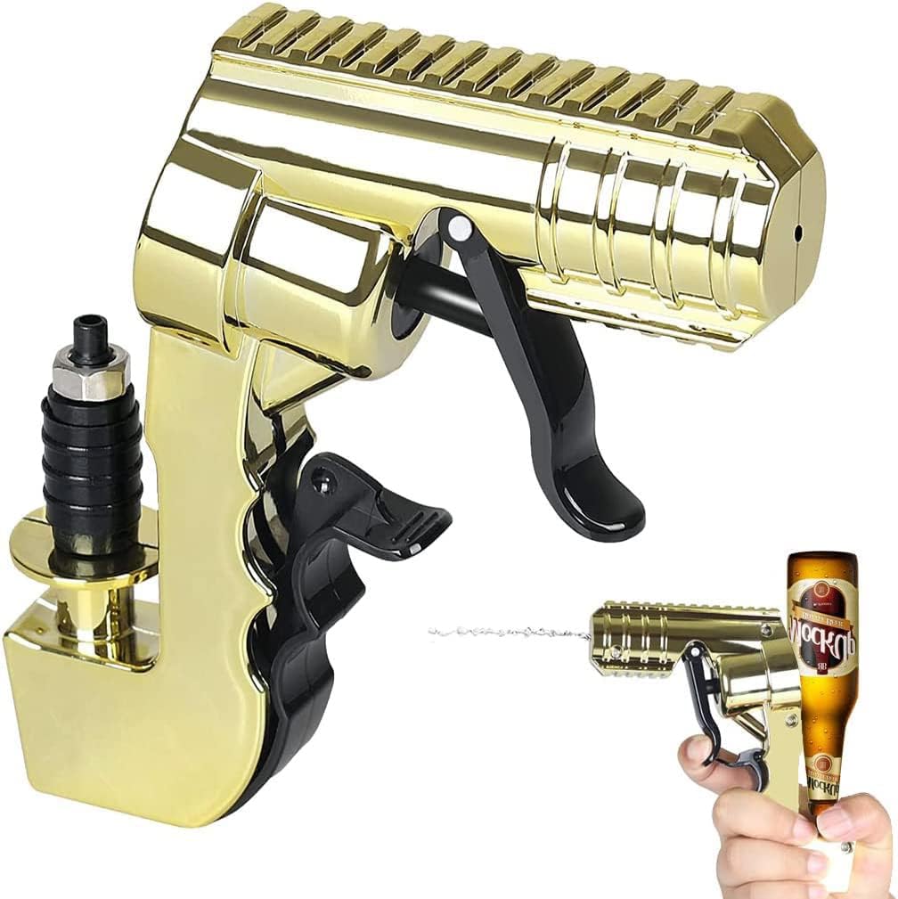 Amazon.com: SIULAS Champagne Gun, 4th Generation Upgraded Beer Gun ...
