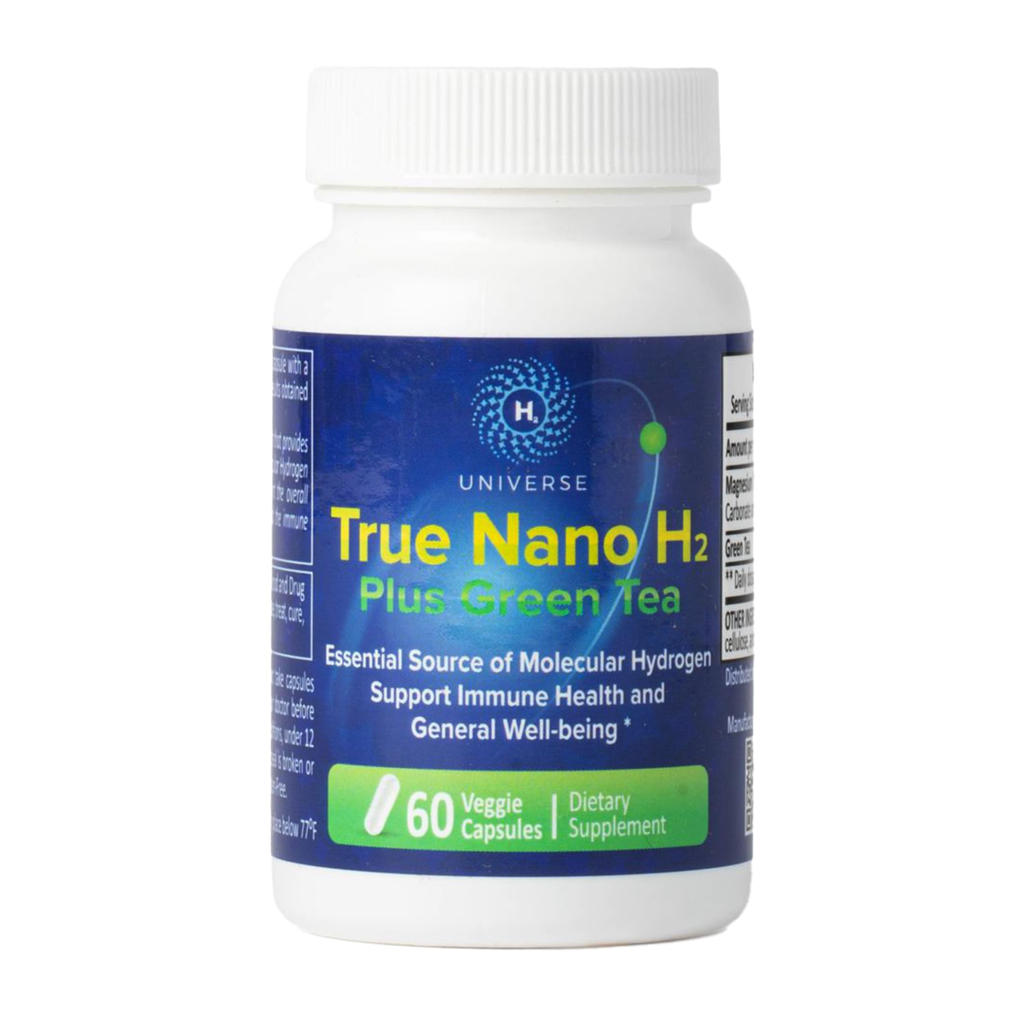 Amazon.com: True Nano H2 con té verde de H2 Universe | Hidrógeno ...