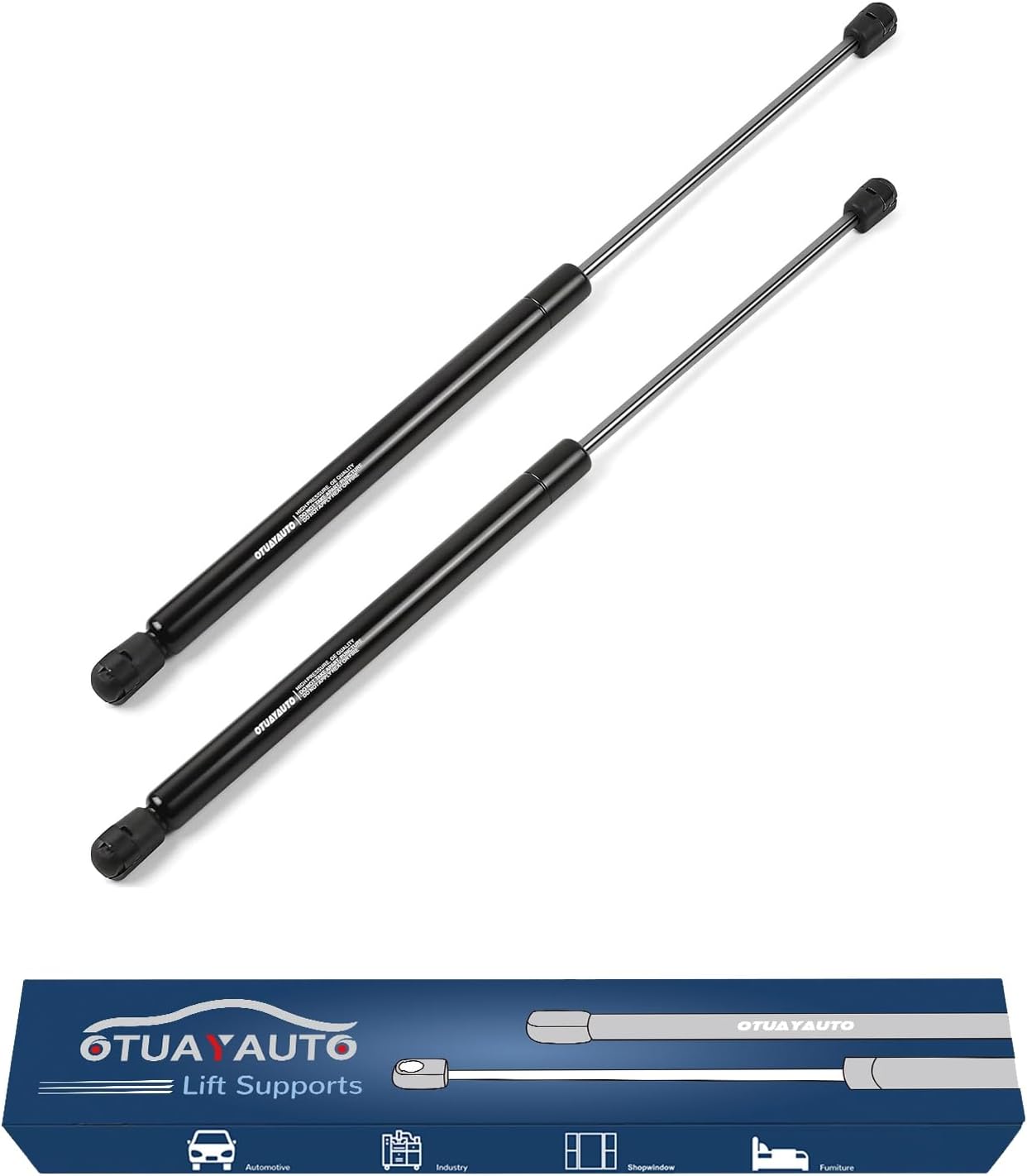 Amazon.com: 2Pcs Front HOOD Struts Lift Supports Shock Gas Spring ...
