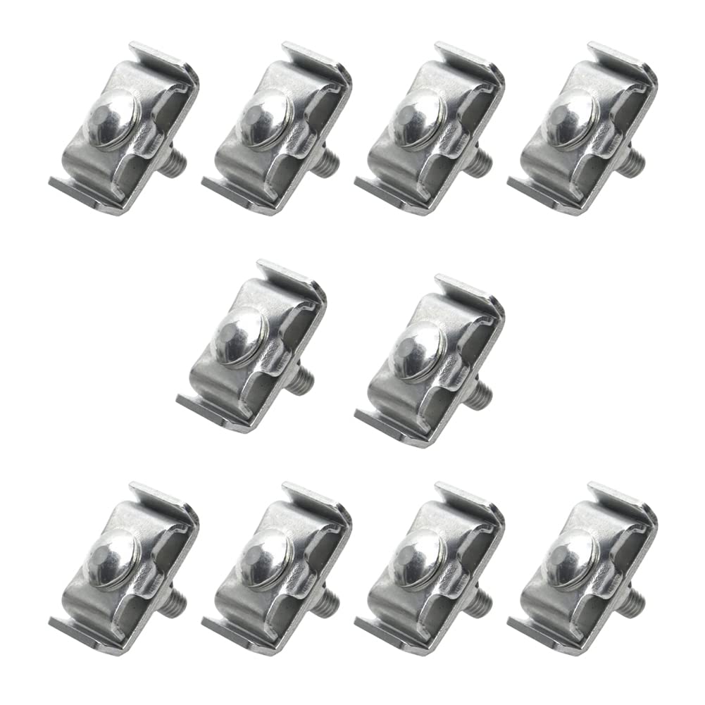 Amazon.com: Gridwall Joining Clips, JruiZhp 10 Pcs Silvery Wire Grid ...