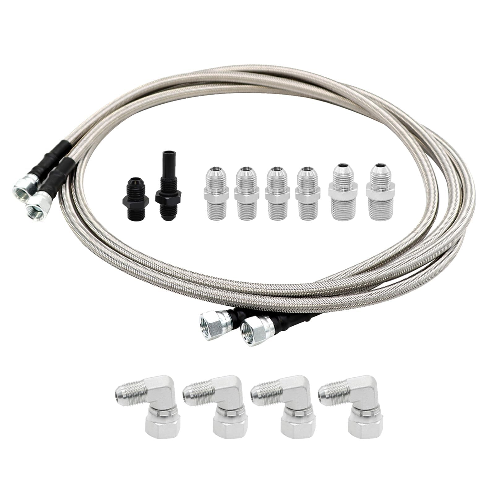 Snapklik.com : Assembroverse 70 Inch Flexible SS Braided Transmission ...