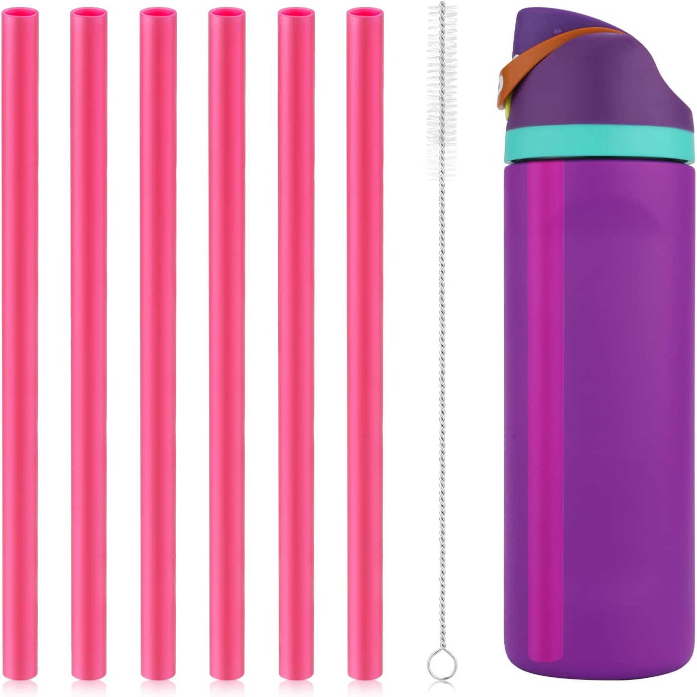 Amazon.com: Replacement Straw for Owala 40oz, Reusable Drinking Straws ...