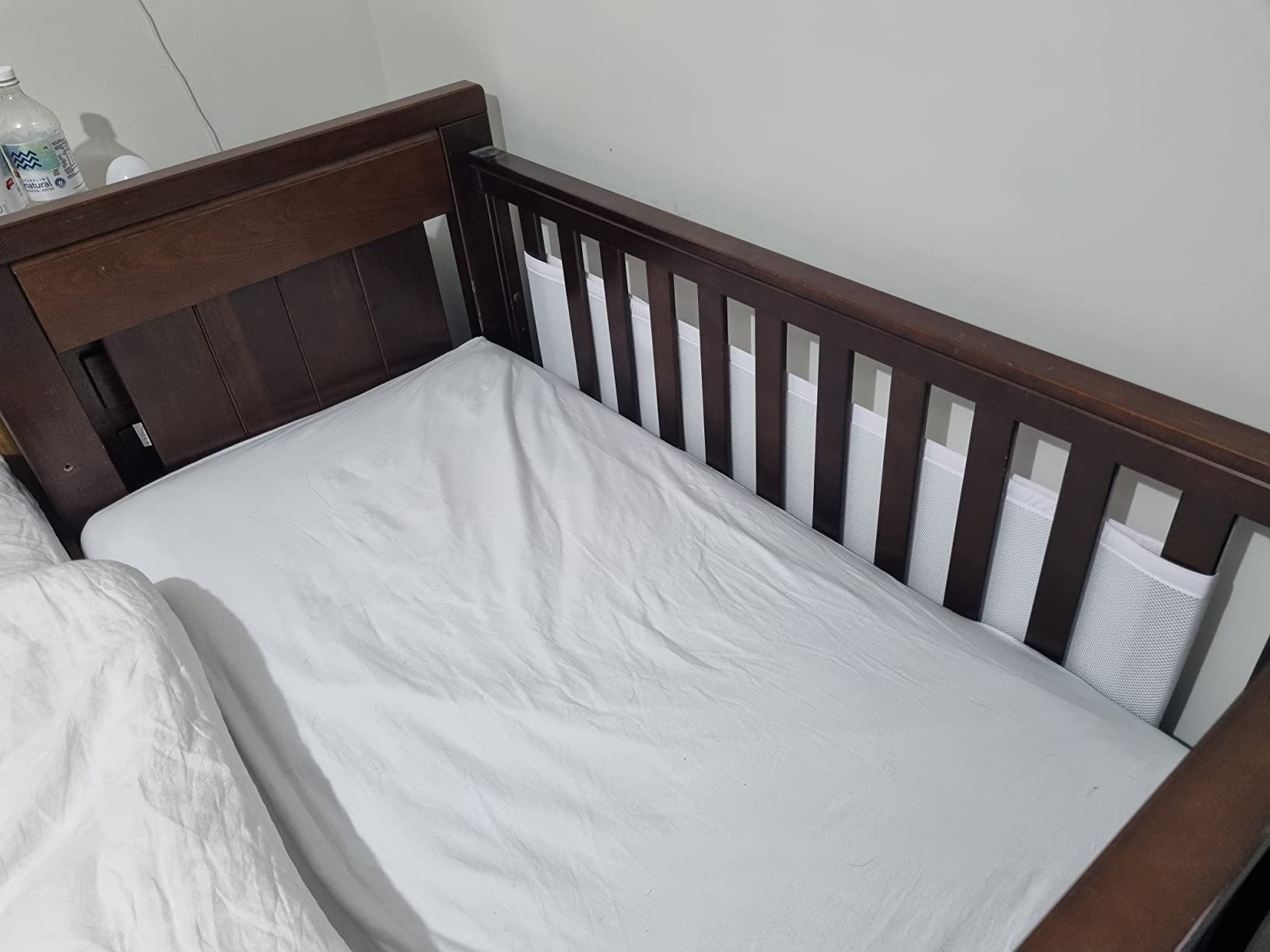 Airwrap 2 Sides Mesh Cot Liner, White : Amazon.com.au: Baby