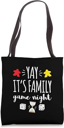 Amazon.com: Celebrate Family Game Night Board Games Card Games Tote Bag ...