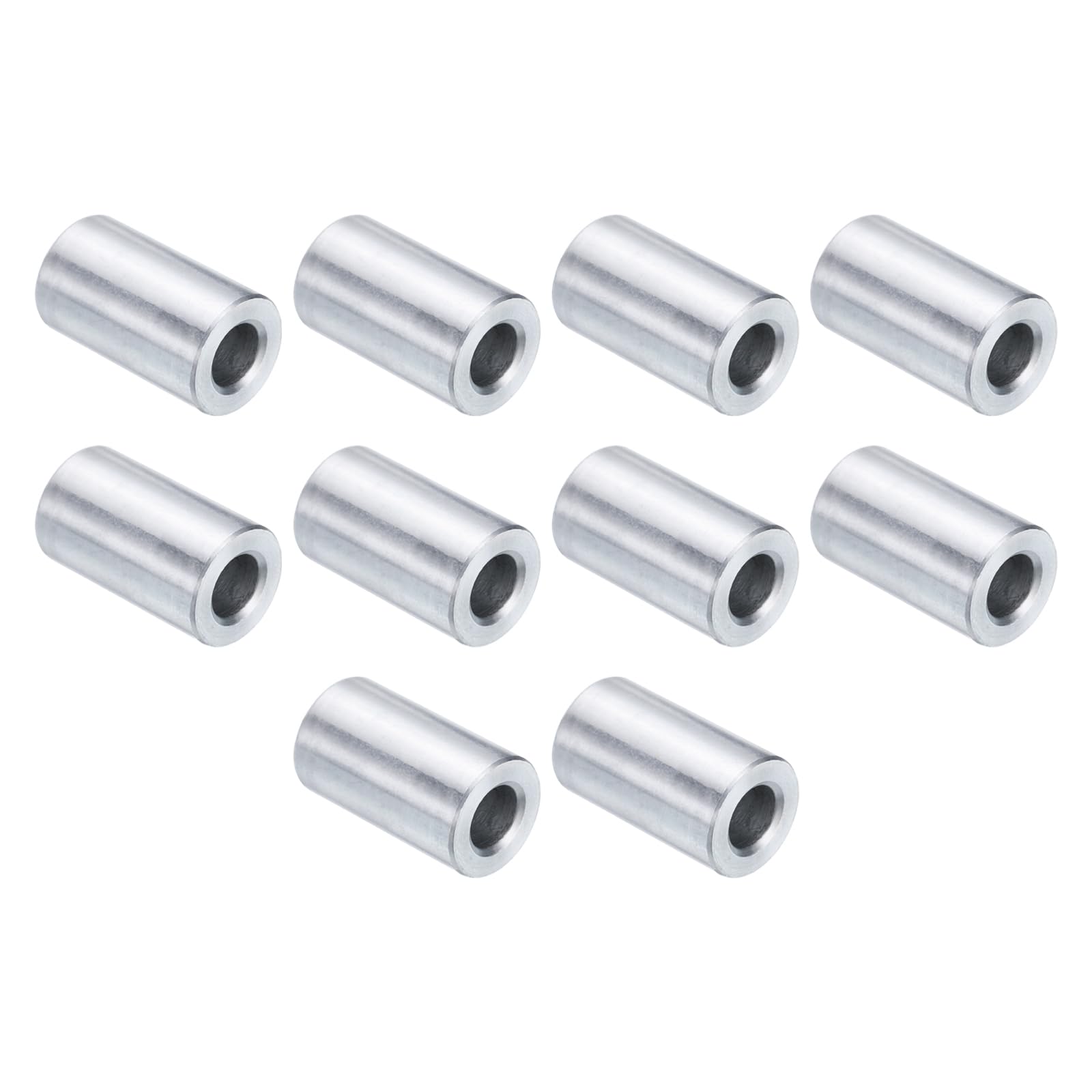 Amazon.com: uxcell 10pcs Aluminum Spacer 1/4" Bore x 1/2" OD x 3/4 ...