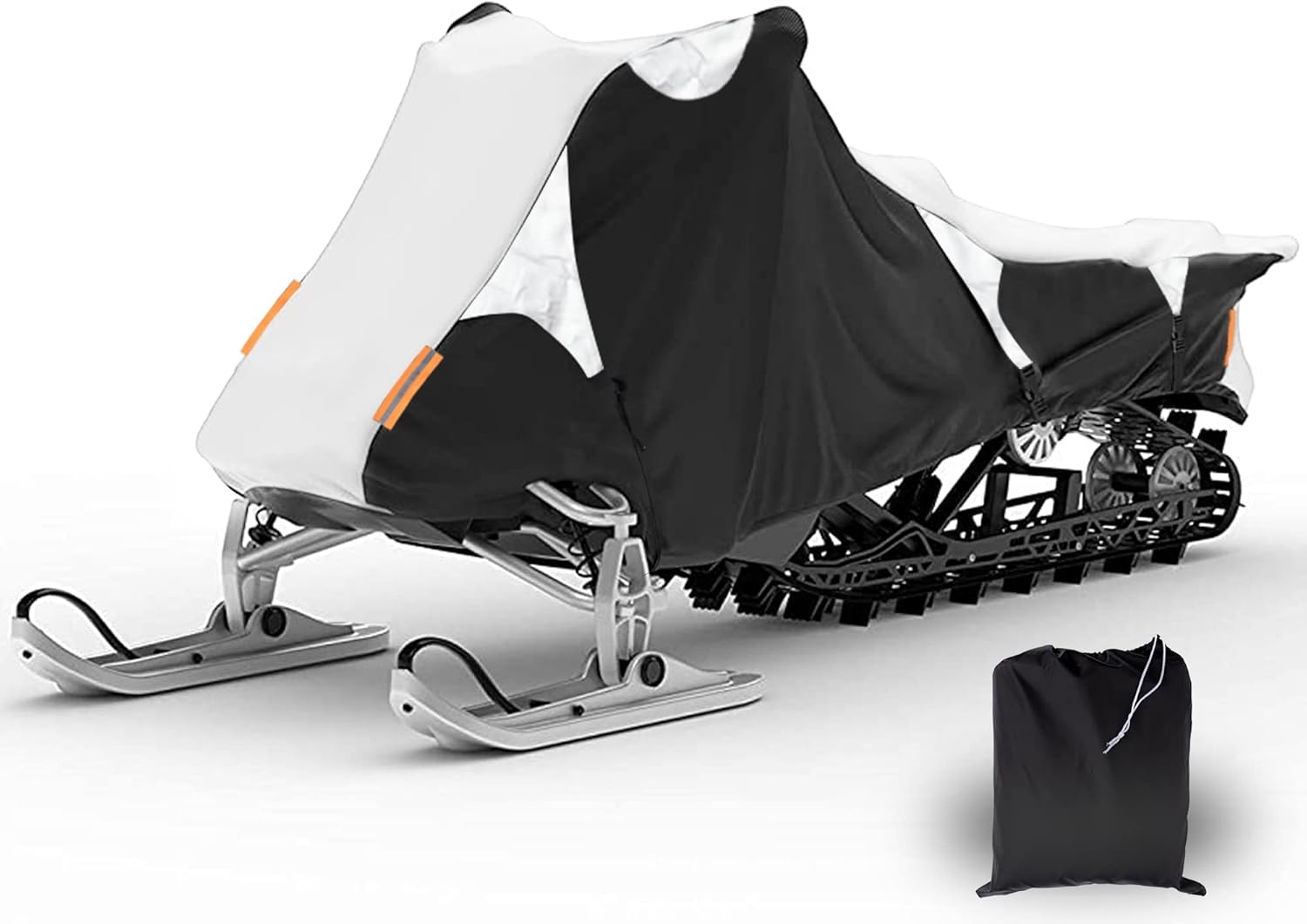 Trailerable Snowmobile Cover Heavy Duty Waterproof Fabric, Snow Machine ...