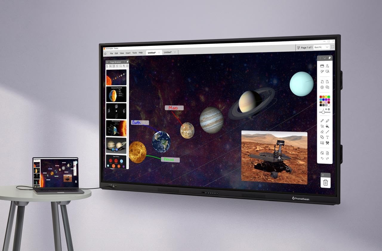 Amazon.com: Promethean ActivPanel LX 75" Digital Whiteboard for Office ...