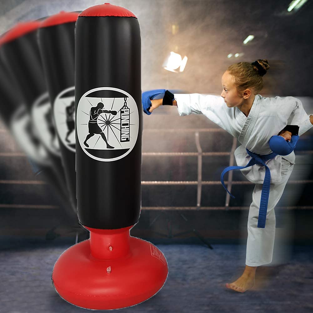 Snapklik.com : Inflatable Punching Bags For Kids And Adults Boxing ...
