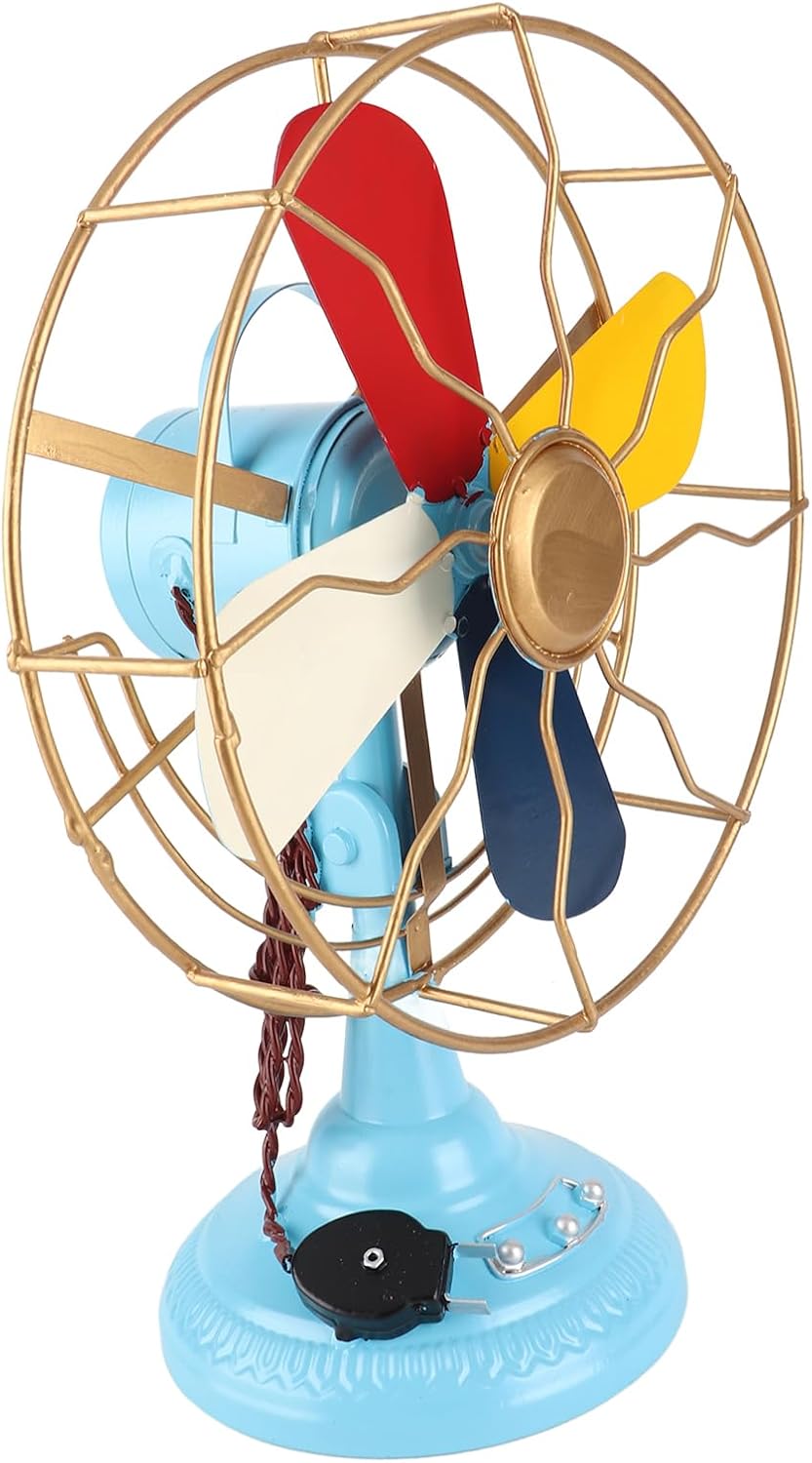 Amazon.com: Asixxsix Vintage Metal Fan Model, Antique Metal Fan ...