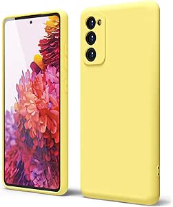 Amazon.com: oakxco for Samsung Galaxy S20 FE 5G Phone Case Liquid Silicone, Cute Thin Slim Soft ...
