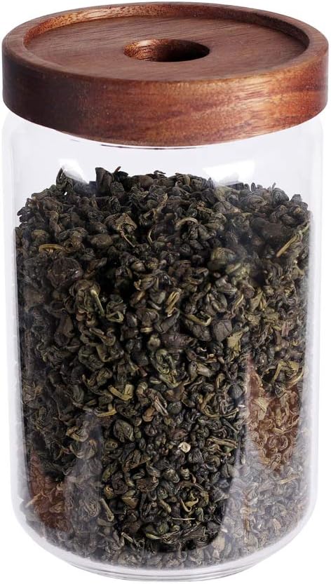 Amazon.com: LEAVES AND TREES Y Glass Tea Canister, 25 FL OZ/ 750ml Bulk ...