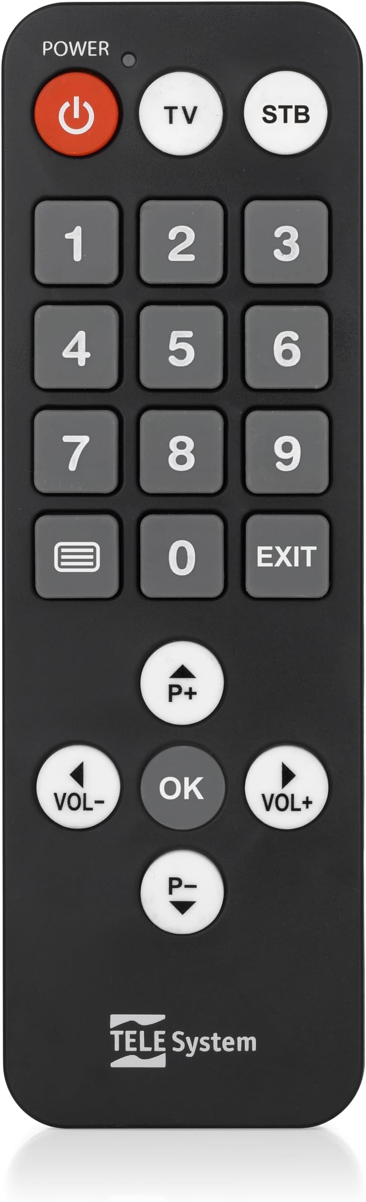 Télécommande Universelle TELE System 2 en 1 Simple pour Décodeur et TV ...