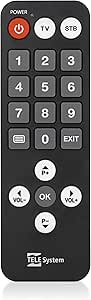 TELE System Telecomando Universale 2 in 1 SEMPLICE per Decoder e TV ...